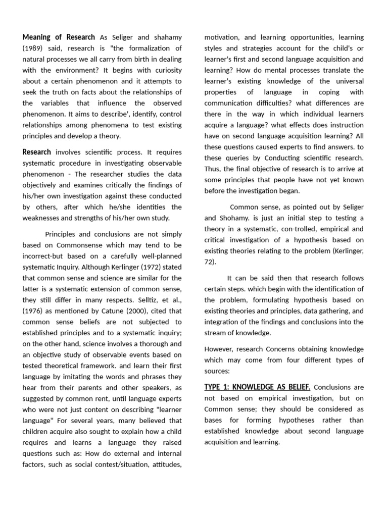 Reviwer | PDF | Knowledge | Theory