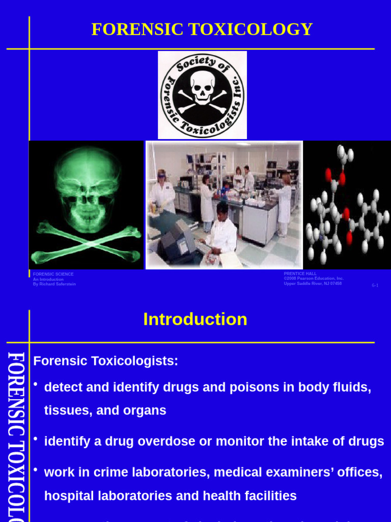 3 Forensic Toxicology Intro. | PDF | Chromatography | Gas Chromatography