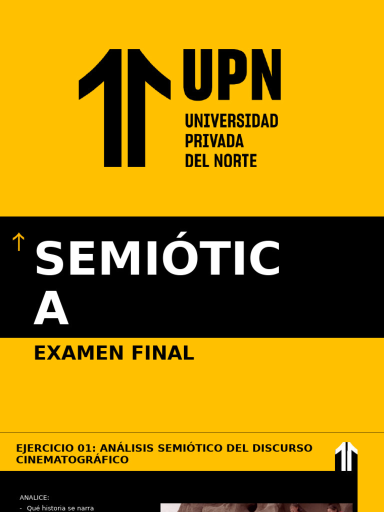Examen Final - Semiótica 2775 | PDF | Semiótica