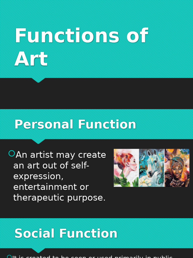 Functions of Art | PDF