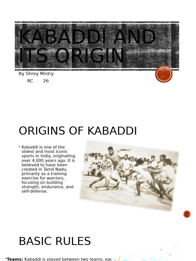 Kabaddi and Its Origin | PDF