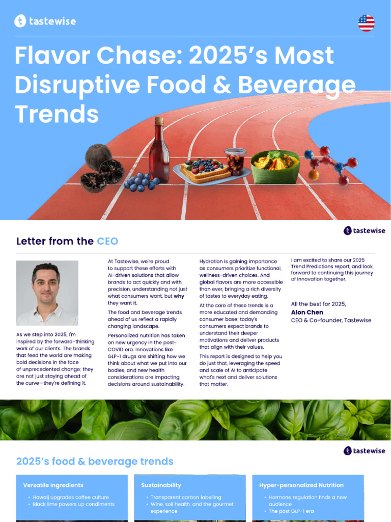 2025 Food & Beverage Flavor Trends | PDF | Sauce | Spice
