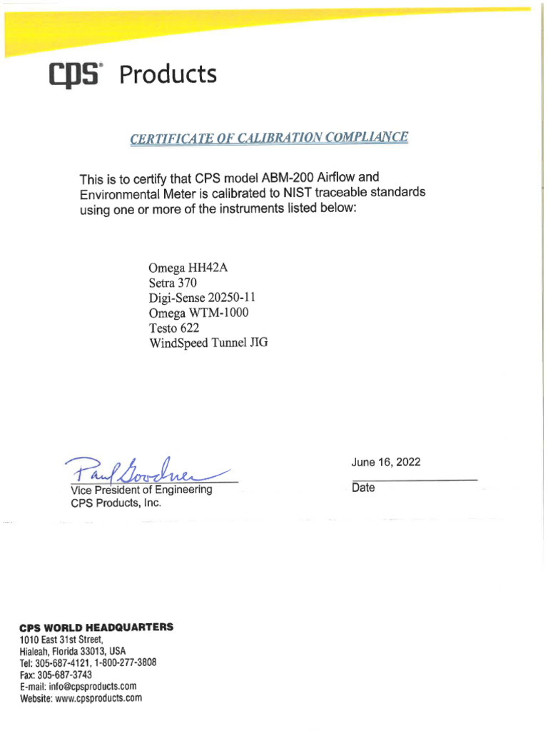 CPS_Certificate_of_Calibration_ABM-200_JUNE_2022 (1) | PDF