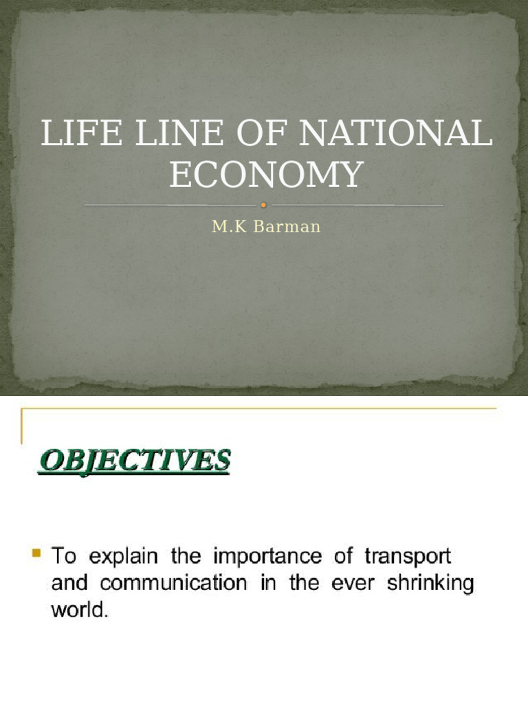X Geo Life Line of National Economy | PDF | Train | Transport