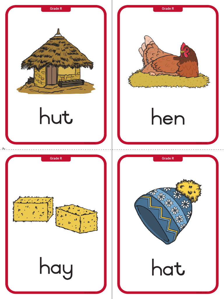 Phonics H Flashcards | PDF