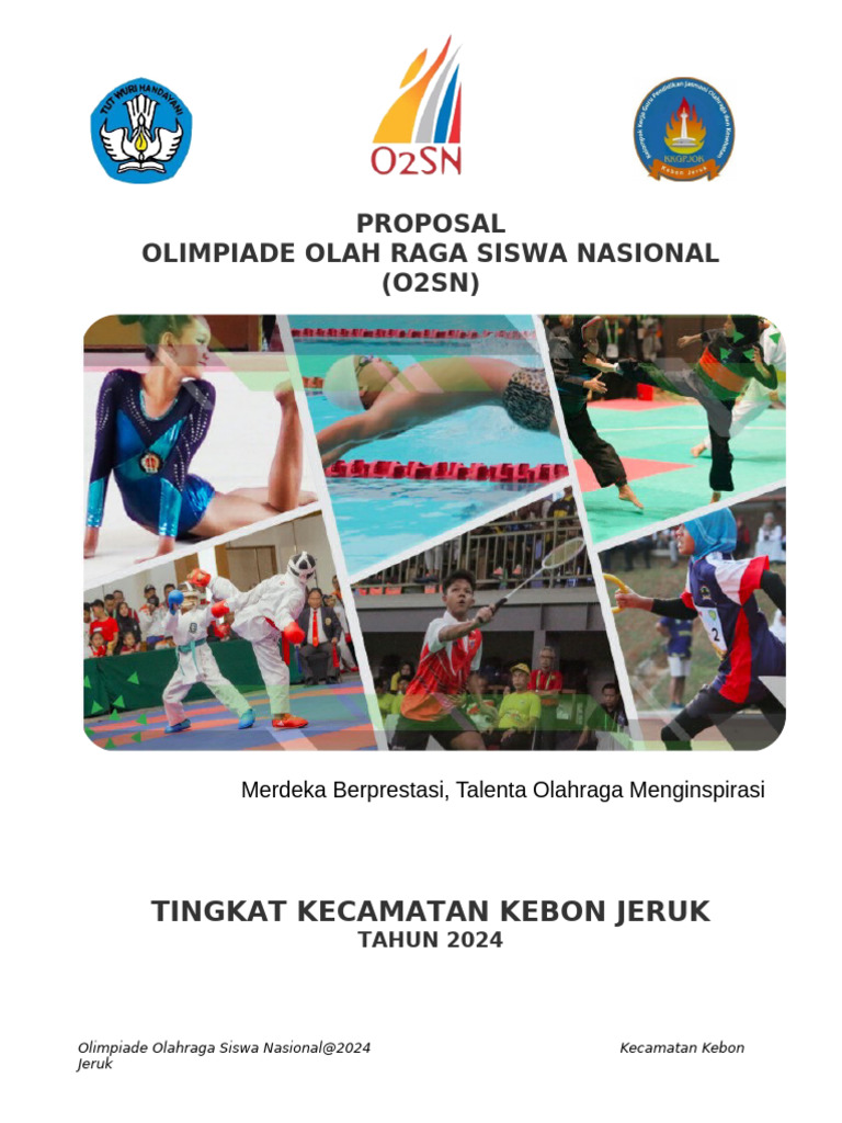 PROPOSAL O2SN 2025 TINGKAT KECAMATAN Revisi 2 | PDF