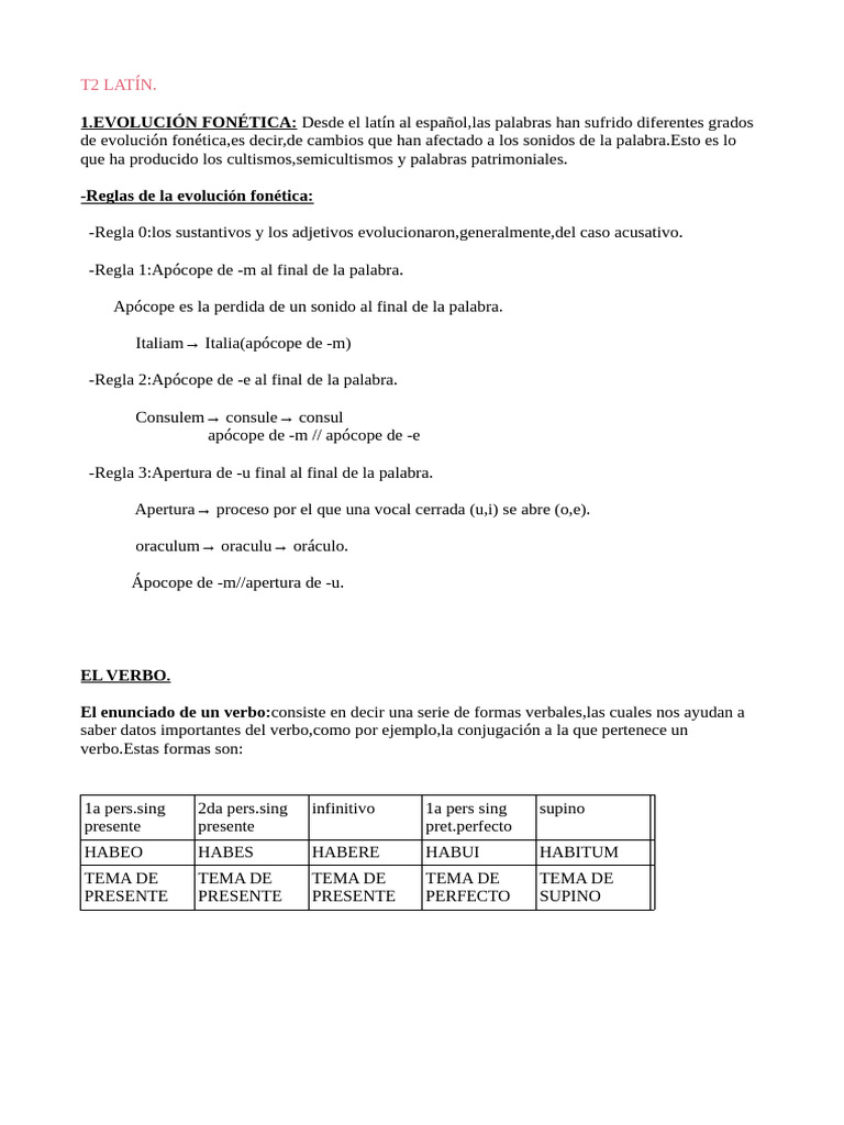 Tema 2 Latin | PDF | Romulus y Remus | Gramática