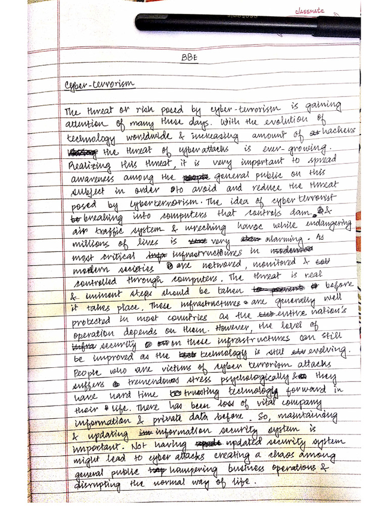 1976073, Essay Assignment - BBE - Sagnik Saha | PDF