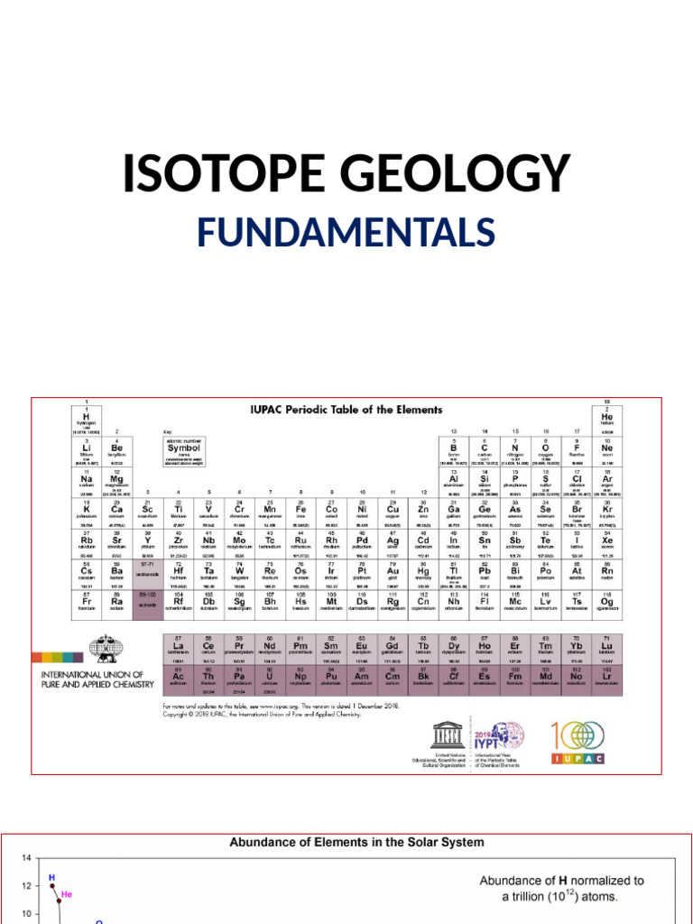 Isotope Geology Fundamentals Explained | PDF | Radioactive Decay | Isotope