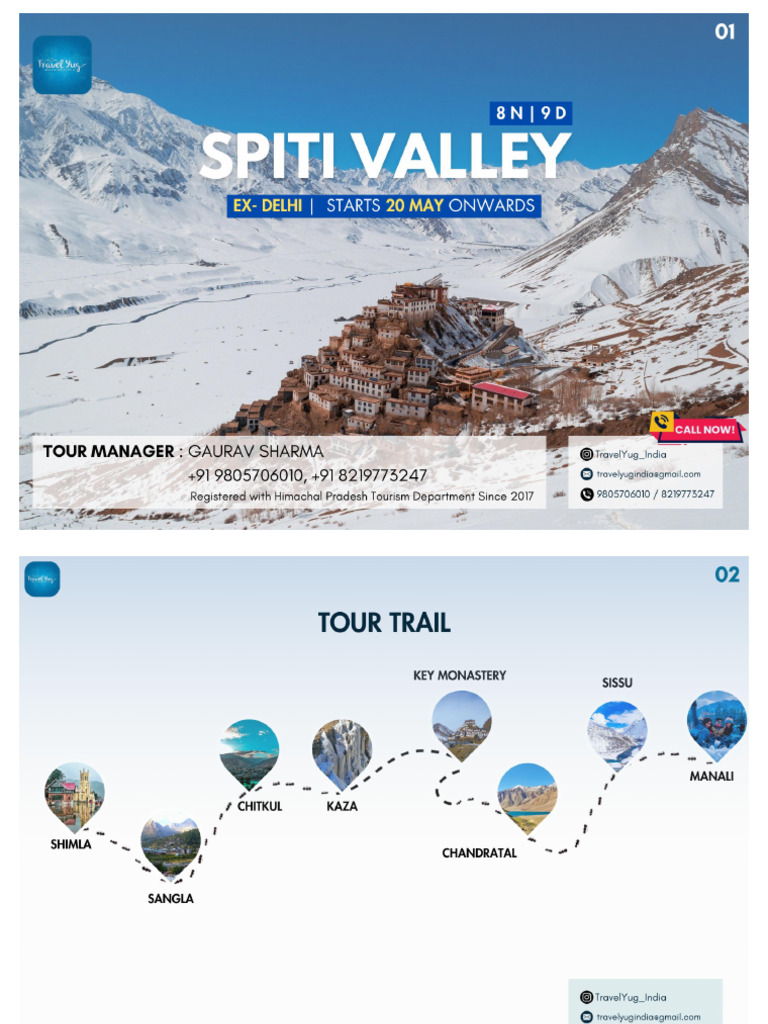 Trans Himalayan Circuit - Spiti Valley | PDF
