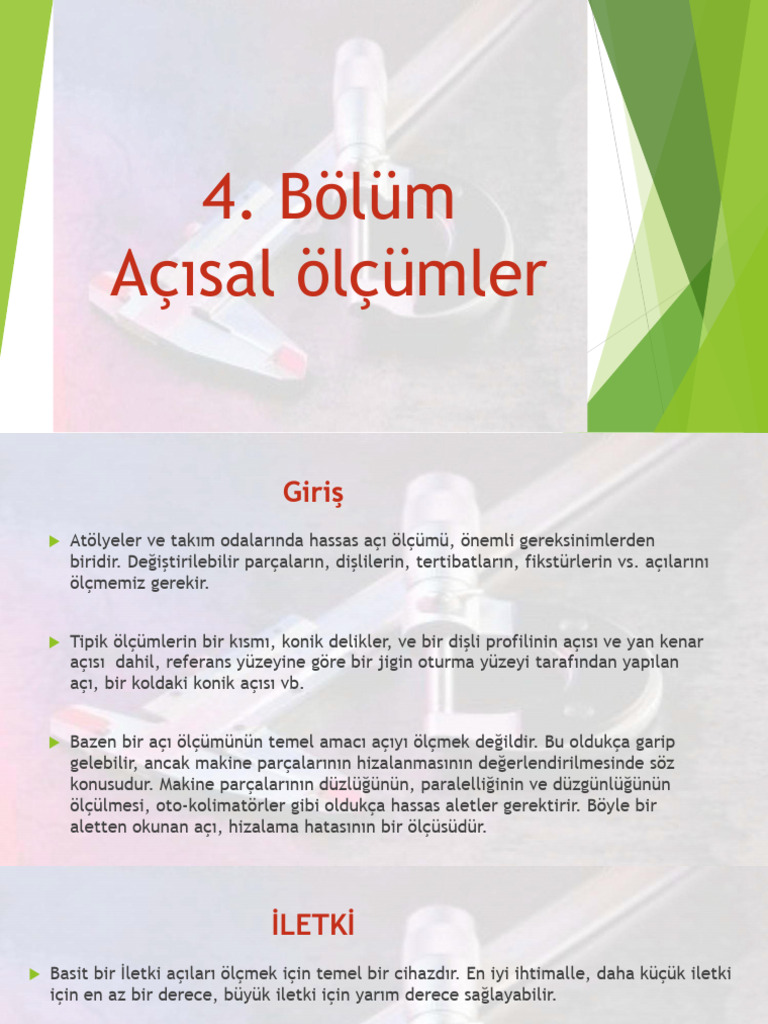 Metroloji Bolum 4 | PDF