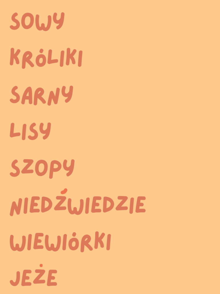 Nazwy grup zwierzęta | PDF