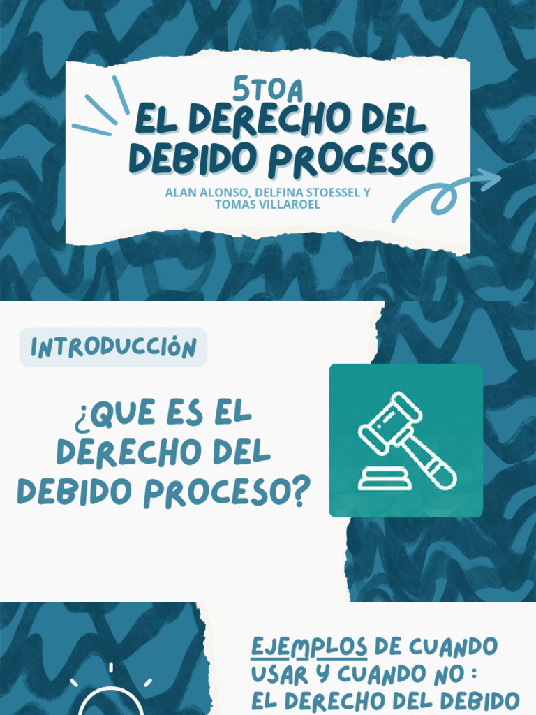 Derecho al Debido Proceso Explicado | PDF