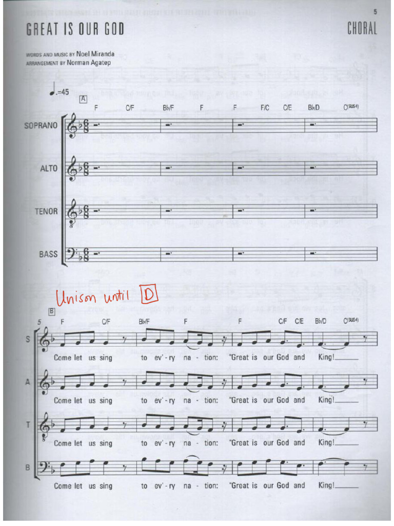 Great Is Our God | PDF