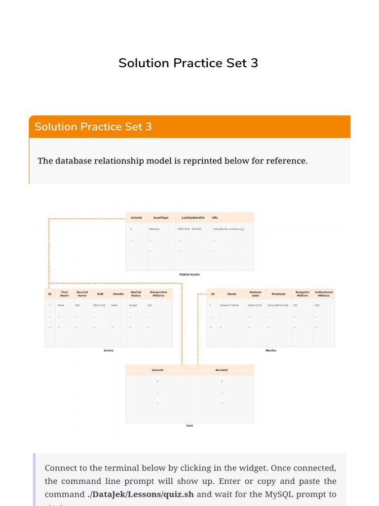 80 Solution Practice Set 3 Pdf Data Management Software Computer