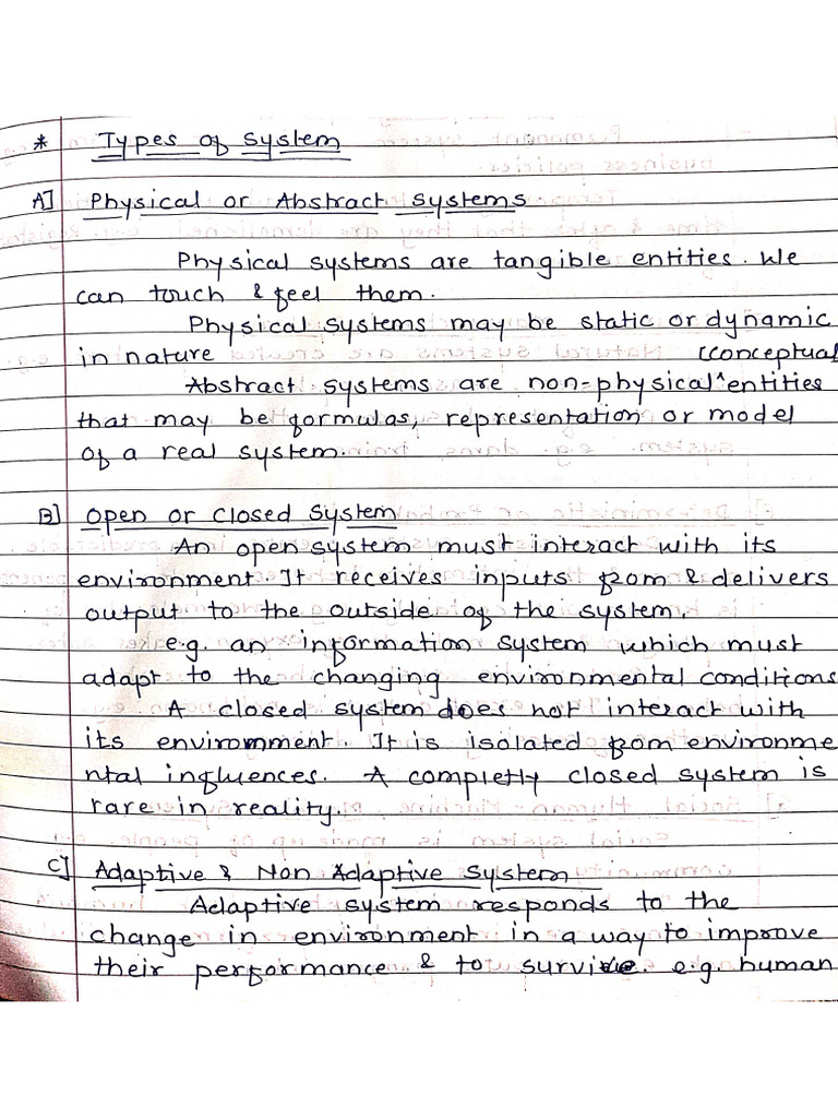 Types of System, SDLC | PDF