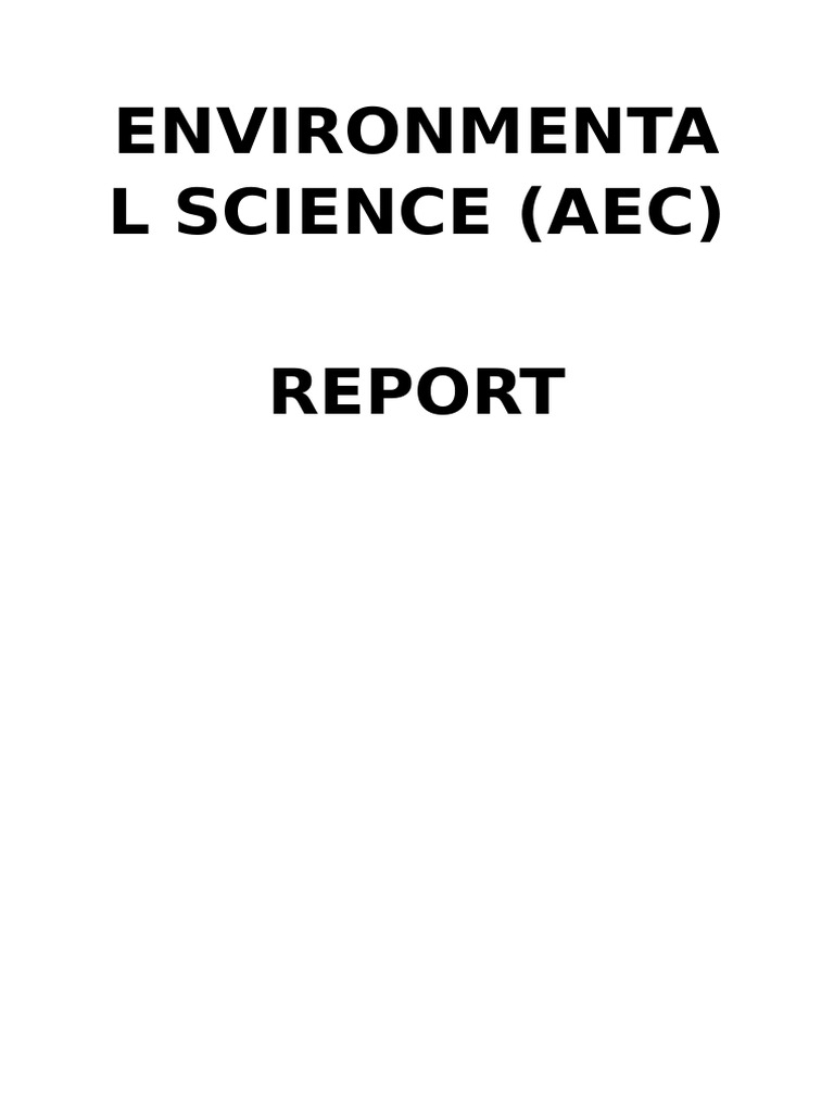 aec | PDF | Ecosystem | Food Web