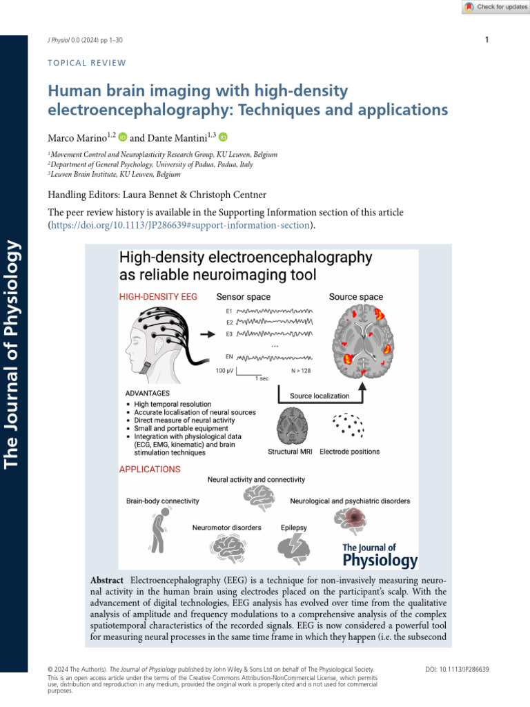 Human Brain Imaging With Hd EG_ Techniques & Applications | PDF ...