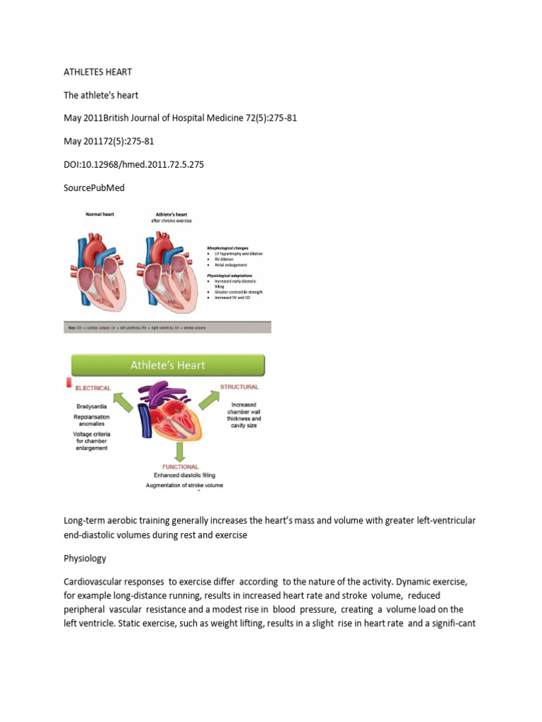 Athletes Heart | PDF