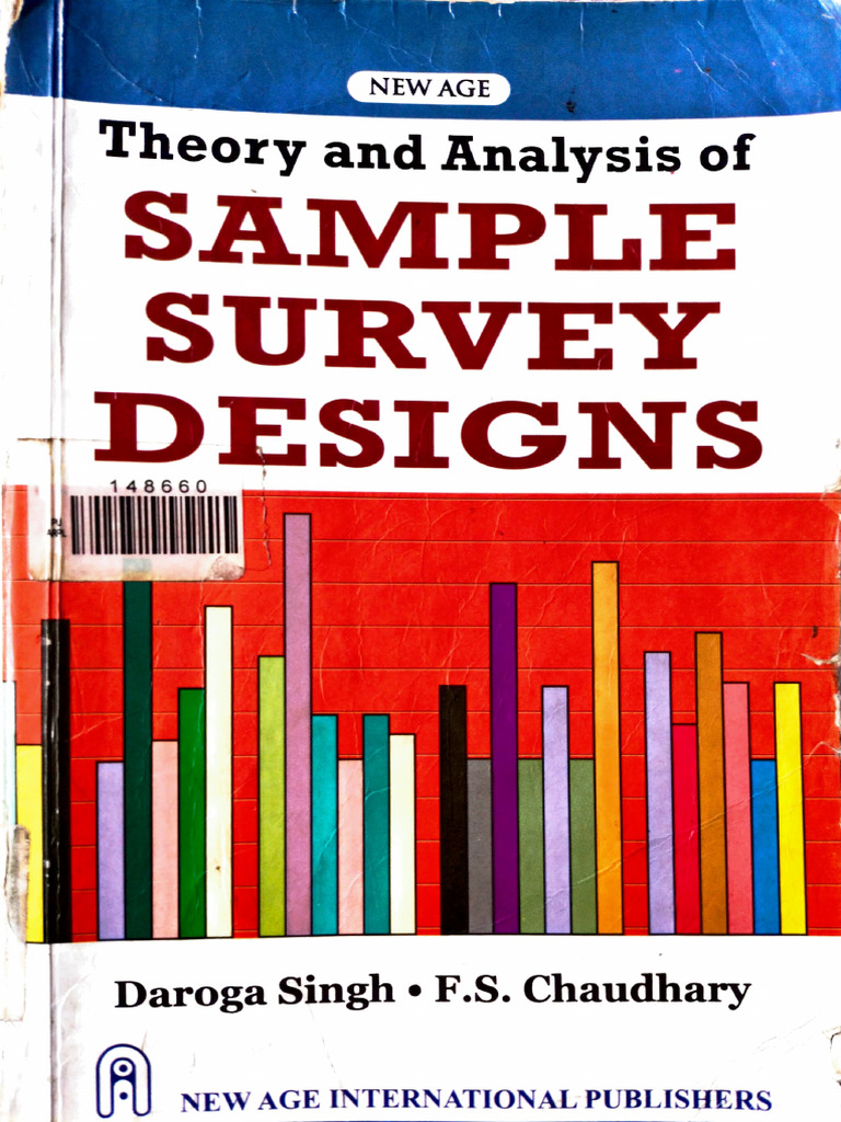Sample Survey Design by Daroga Singh and F.S. Chaudhary | PDF ...