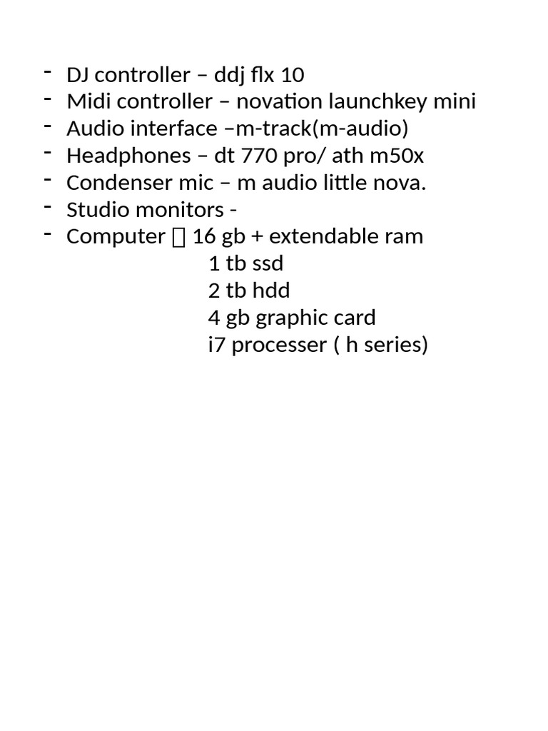 JD's Setup | PDF
