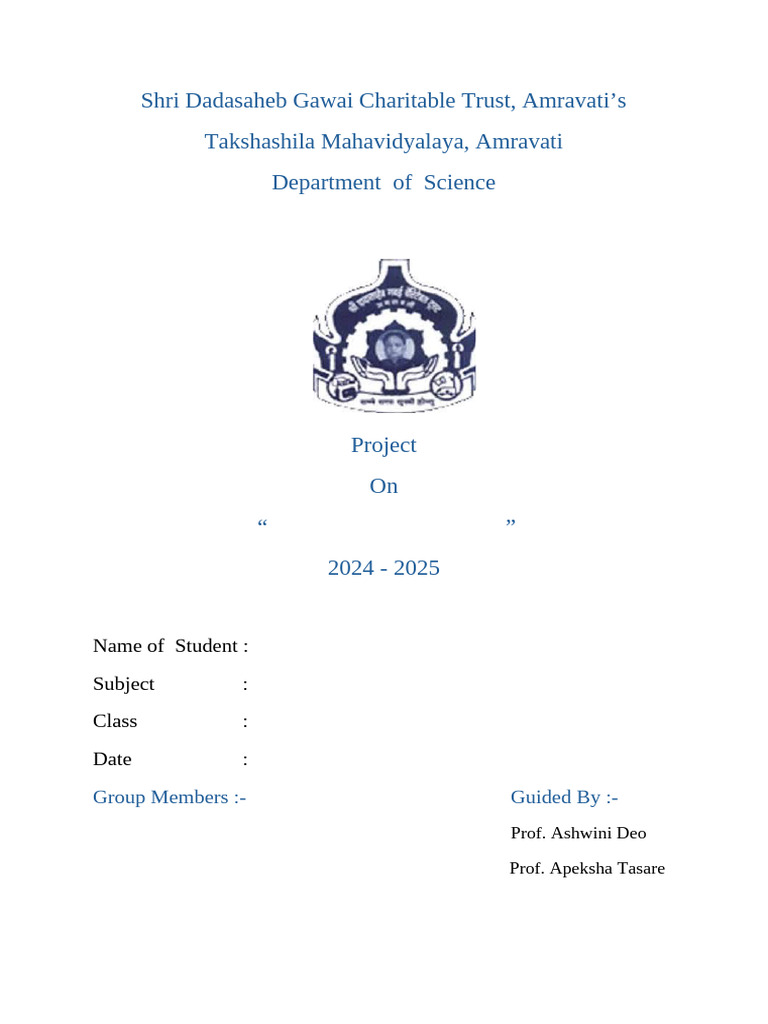 Front Page of Evs Project | PDF