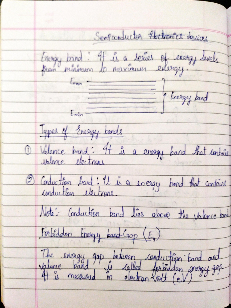 Semiconductor Notes | PDF
