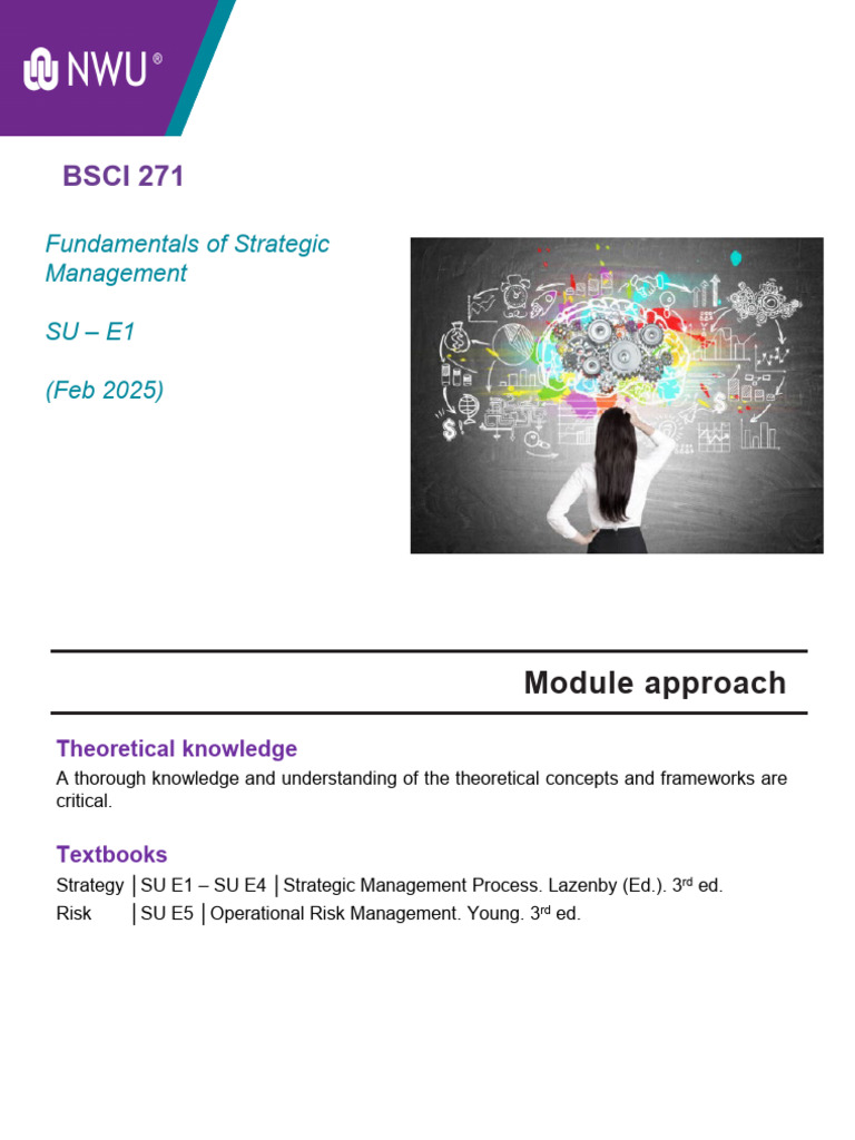 BSCI 271 _2025_ SU E1 Fundamentals of Strategic Management notes | PDF ...
