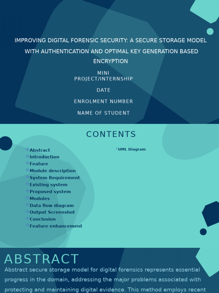MINI_PROJECT_INTERNSHIP__MODEL_PPT[1] | PDF | Encryption | Security