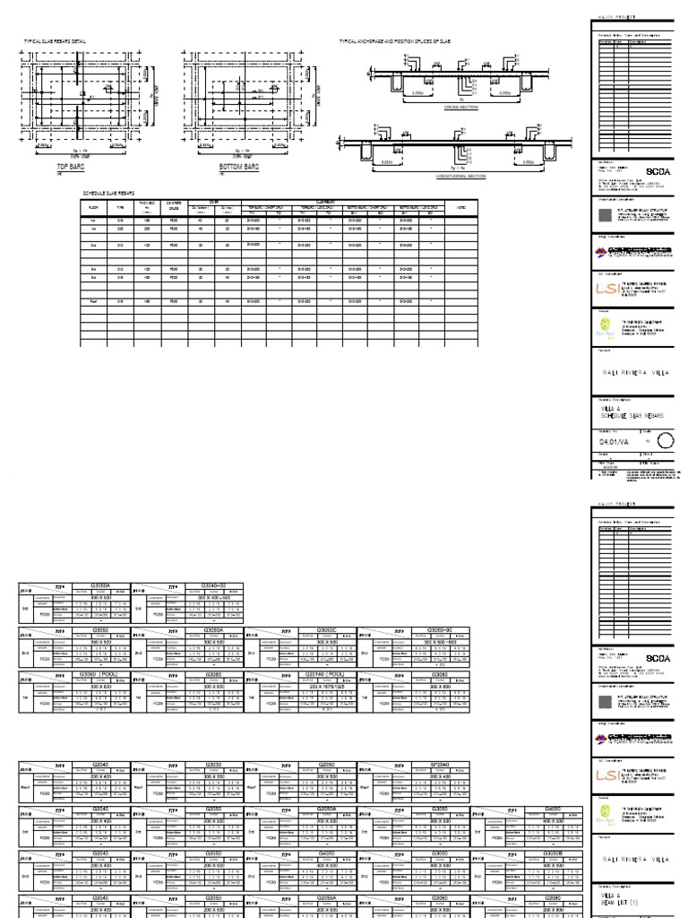 S40 Villa A STR | PDF | Building Materials | Structural Engineering