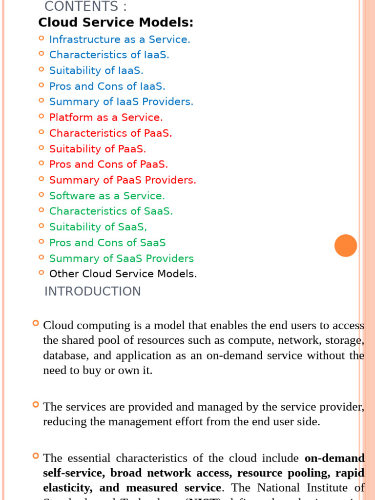 Cloud Computing - Unit4 - New | PDF | Cloud Computing | Software As A Service