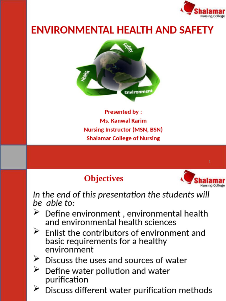 Environmental Health and Safety | PDF | Water Purification | Water