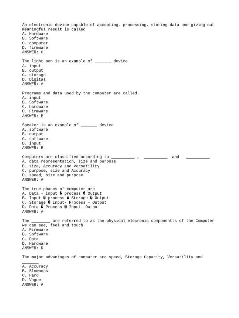 CSC 101 - Ams 103 (Introduction To Computer Science) | PDF | Computer Keyboard | Operating System