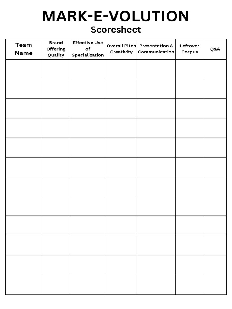 Mark e Volution | PDF