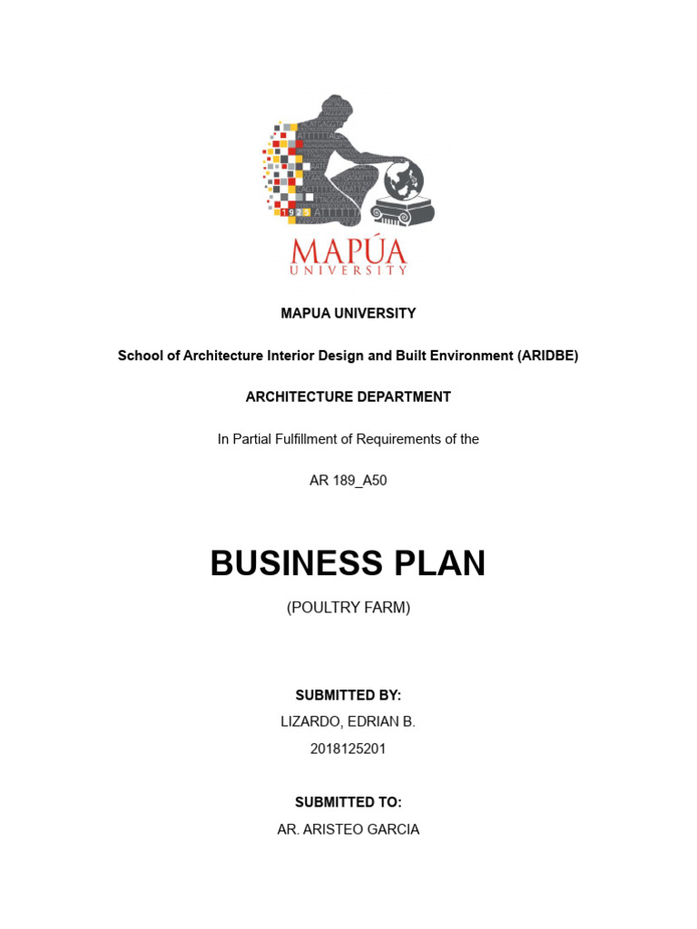 Business Plan Lizardo Edrian B. | PDF | Poultry Farming | Agriculture