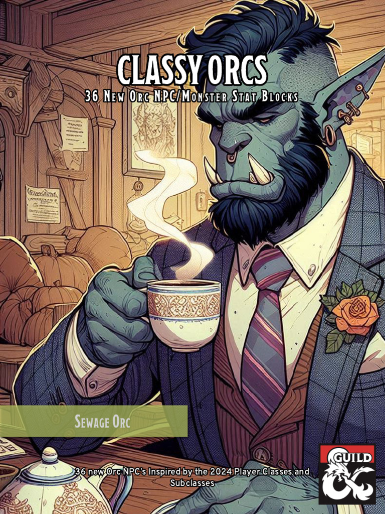 2967249-Classy Orcs | PDF | D20 System | Gary Gygax Games