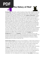 The Entire FNAF Lore | PDF | Art | Mystery, Thriller & Crime Fiction