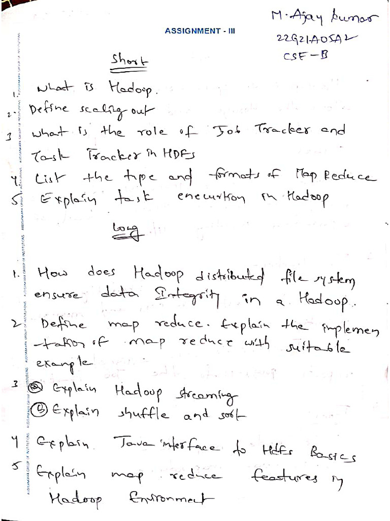 Bda Assignment 3(22g21a05a2) | PDF