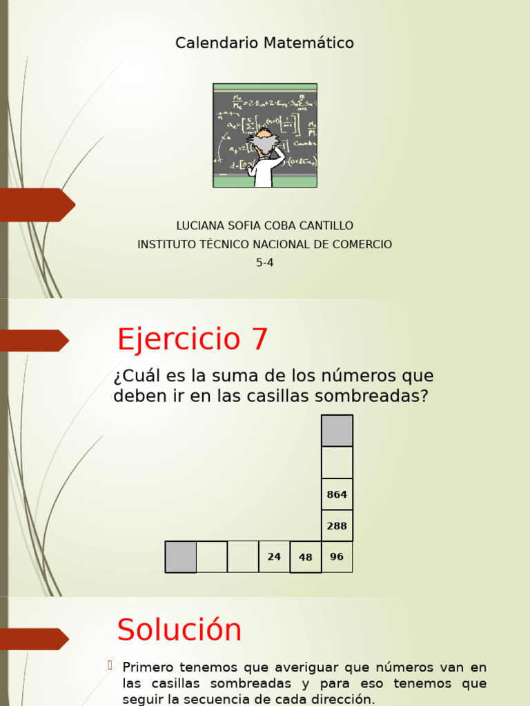 Luciana Sofia Coba Cantillo - Problema 7 | PDF