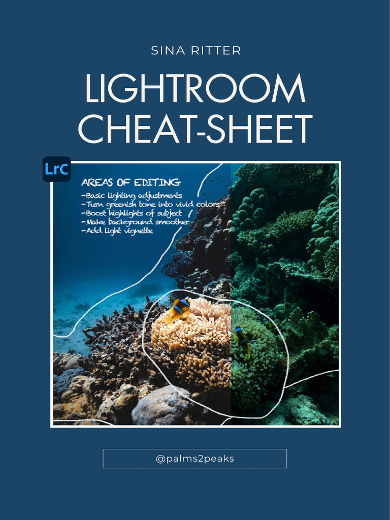 Lightroom Cheat Sheet | PDF