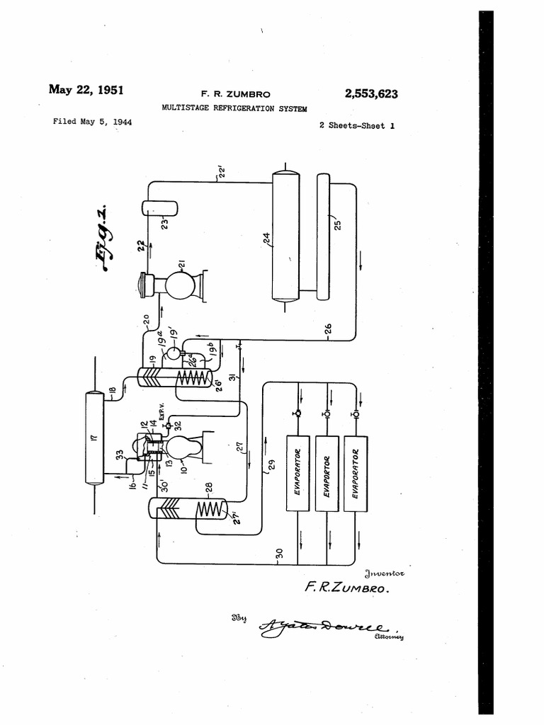 FRICK COMPRESSOR JACKET COOLING Patent US2553623A | PDF