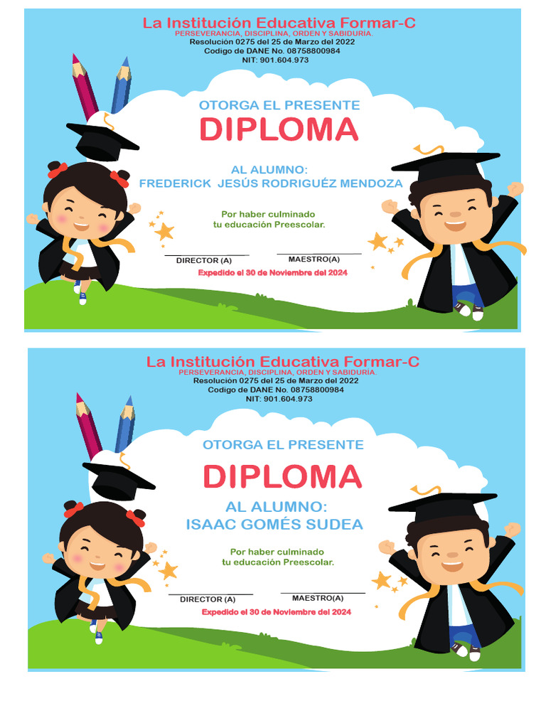 DIPLOMAS Impresion | PDF