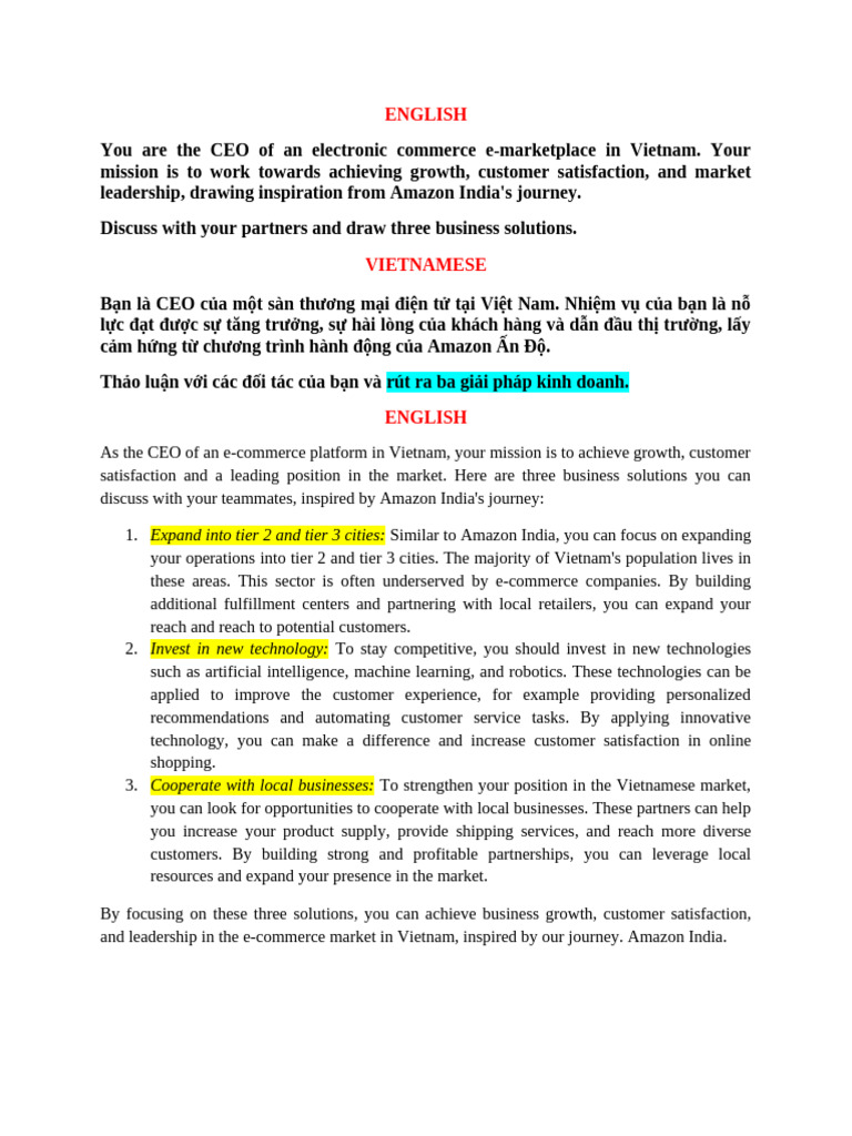 Case Sutdy Unit 2 | PDF