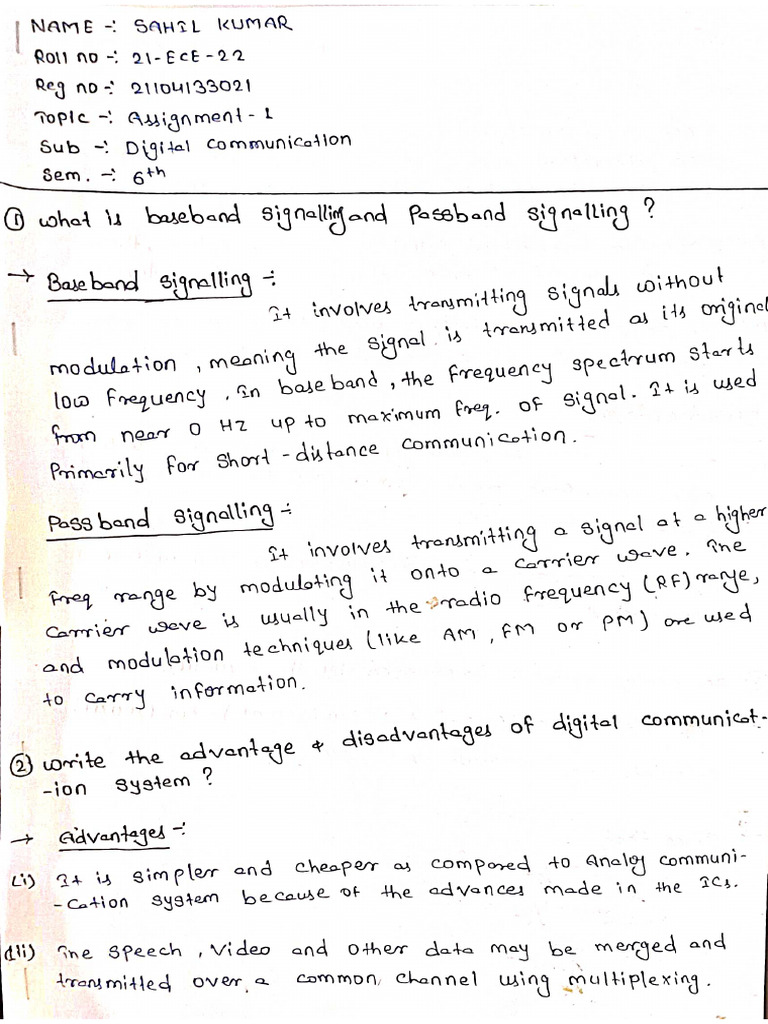 DC assignment 1 | PDF