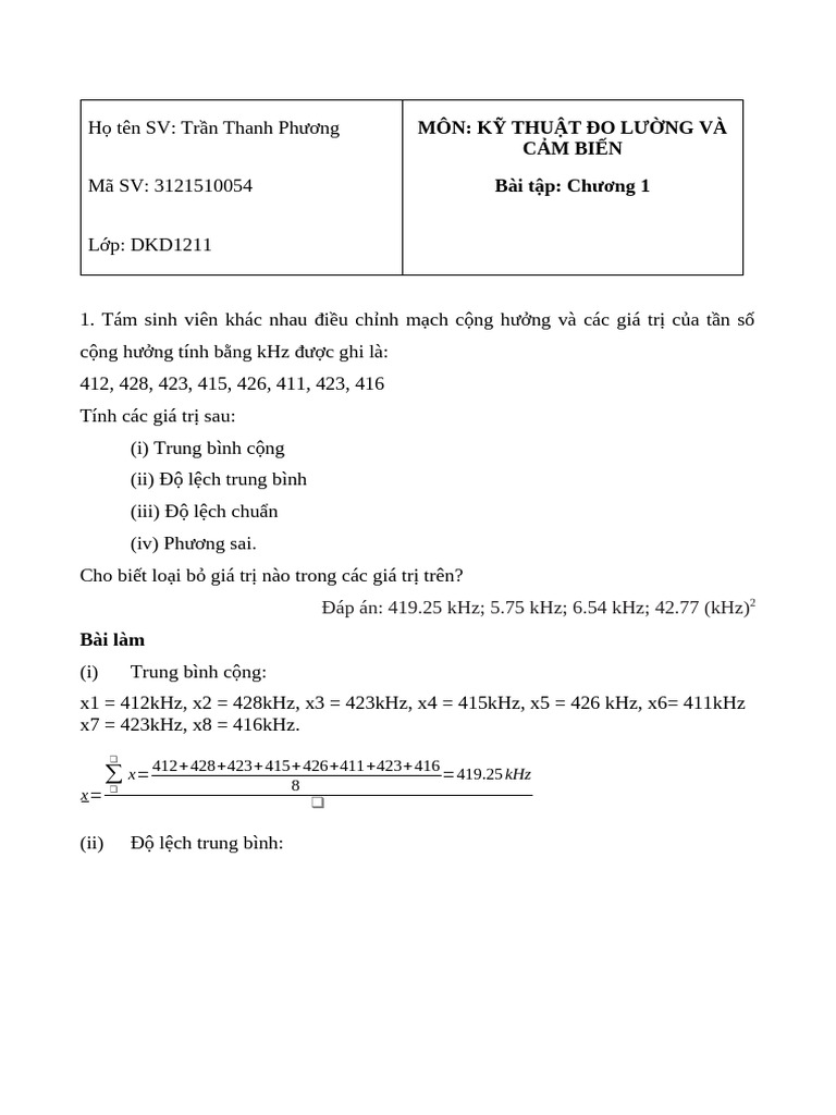 KTDL_Baitap_chuong1 | PDF
