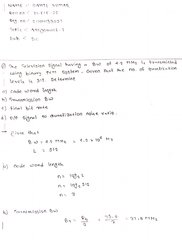 DC Assignment 2 | PDF