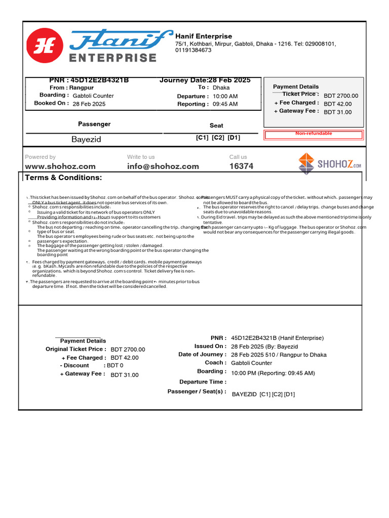 551848818-Bus-Ticket-1.pdf 20250228 233630 0000 | PDF | Bus | Service Industries