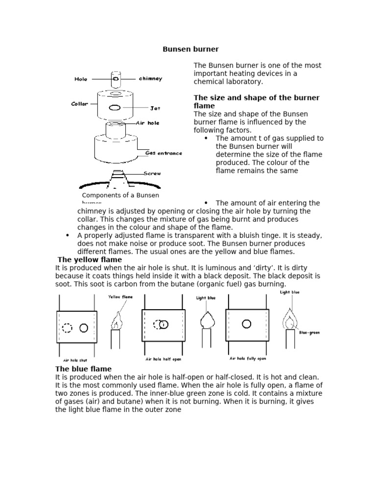 Bunsen Burner | PDF
