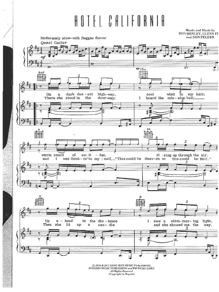 Hotel California | PDF