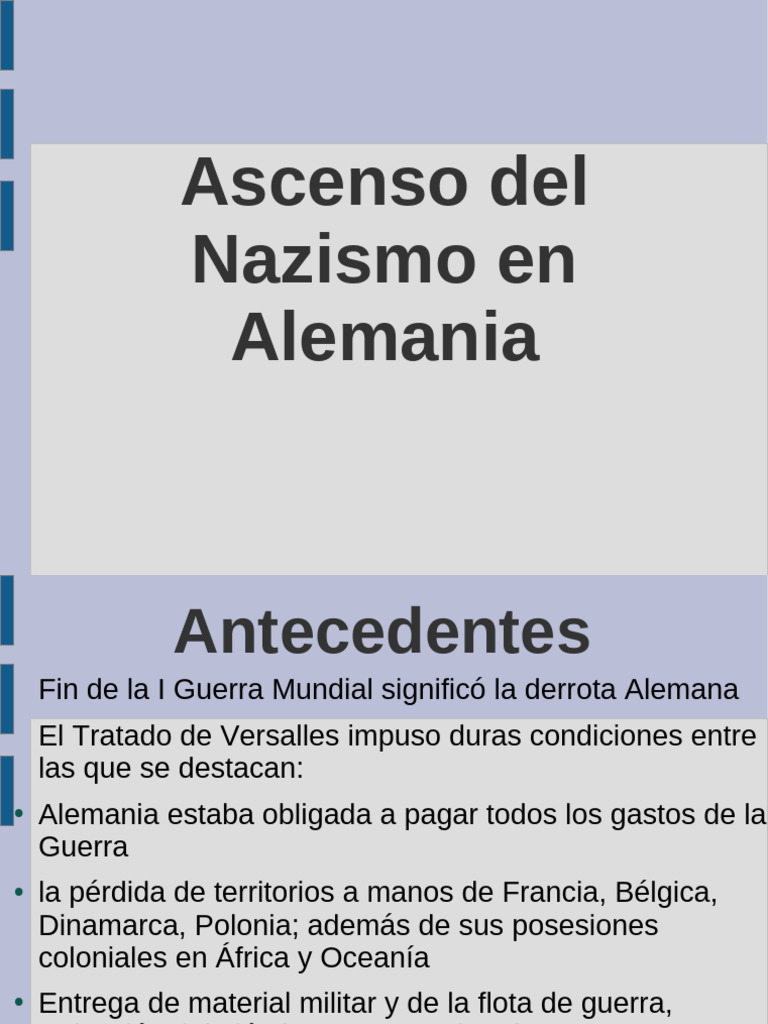 Ascenso Del Nazismo Pdf Alemania Nazi Nazismo